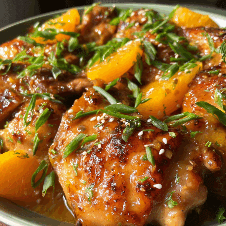 Apricot Dream Chicken: Sticky Sweet Perfection - Delish Moments