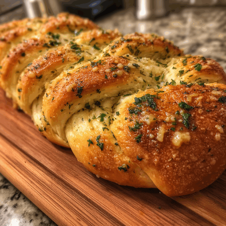 Garlic Herb Braid: Bread That's Too Pretty to Eat (Almost) - Delish Moments