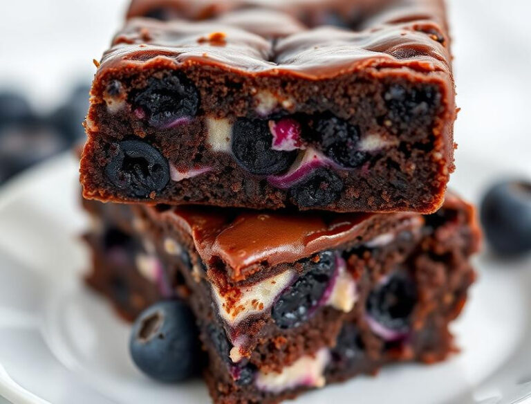 Blueberry Blast Brownies! - Delish Moments